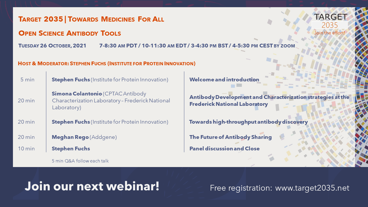 Target 2035 Monthly Webinar: Open Science Antibody Tools | EUbOPEN